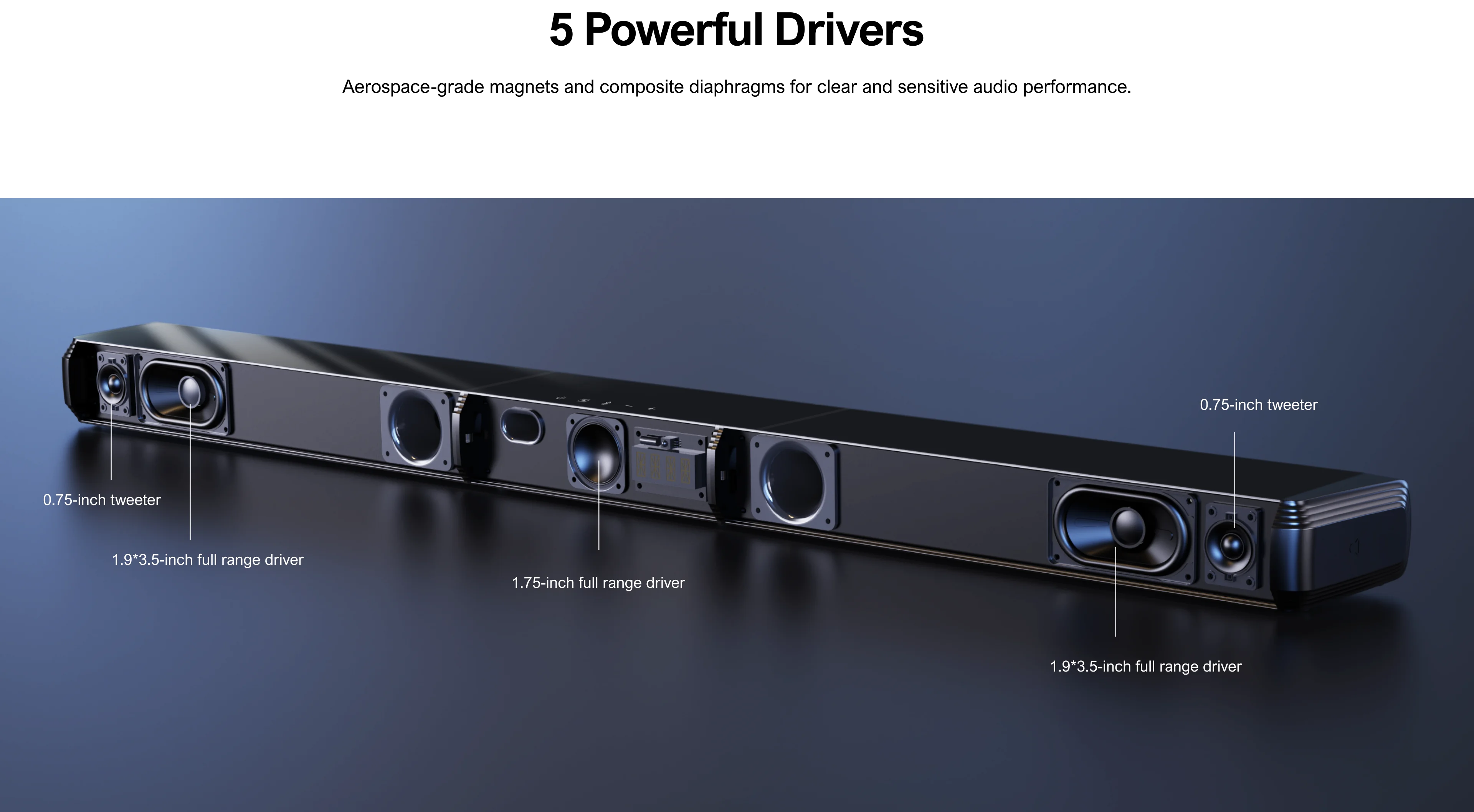 ULTIMEA Apollo S70 Lighting Soundbar with App Control