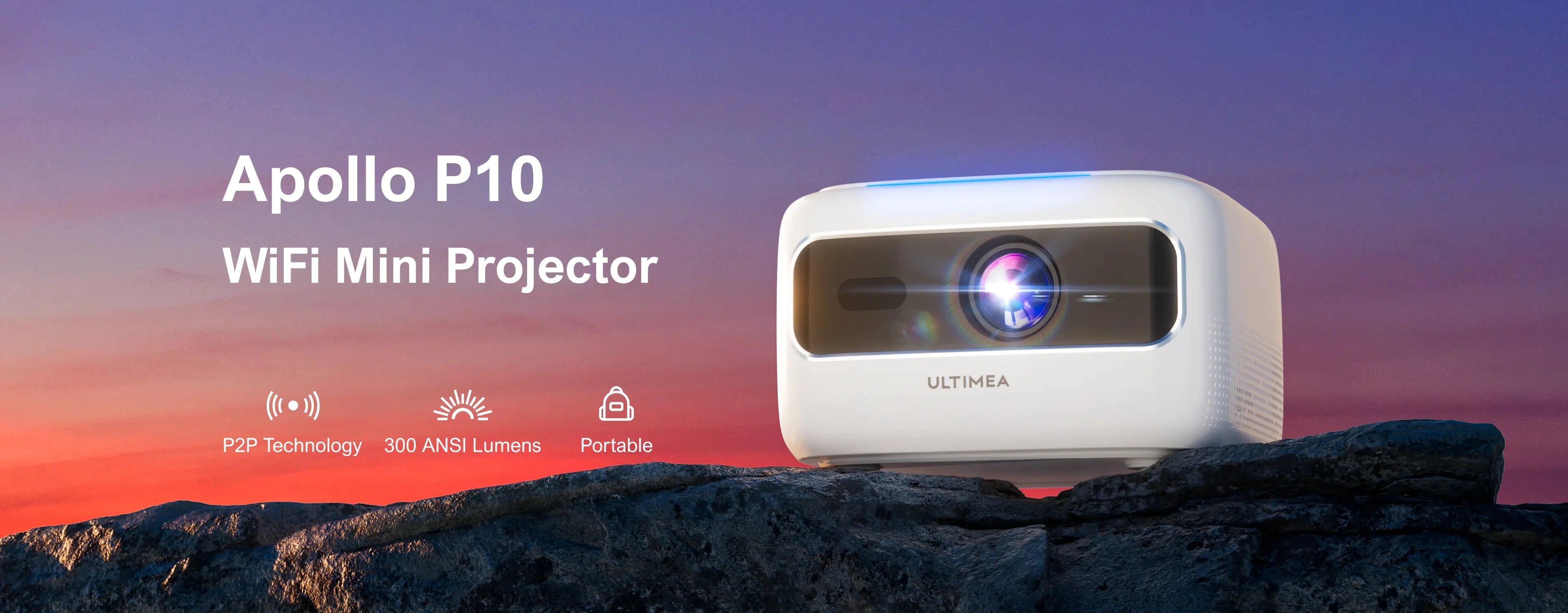 Ultimea Apollo P10 | 1080P Decoding Portable Projector