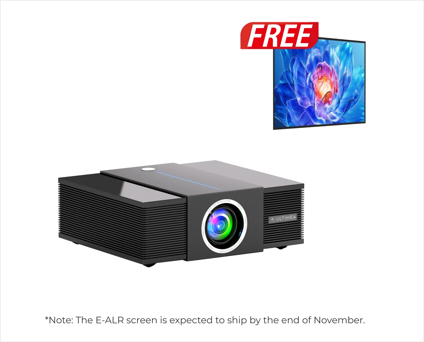 Ultimea Apollo P60 | 1080P Smart Projector with 4K Support