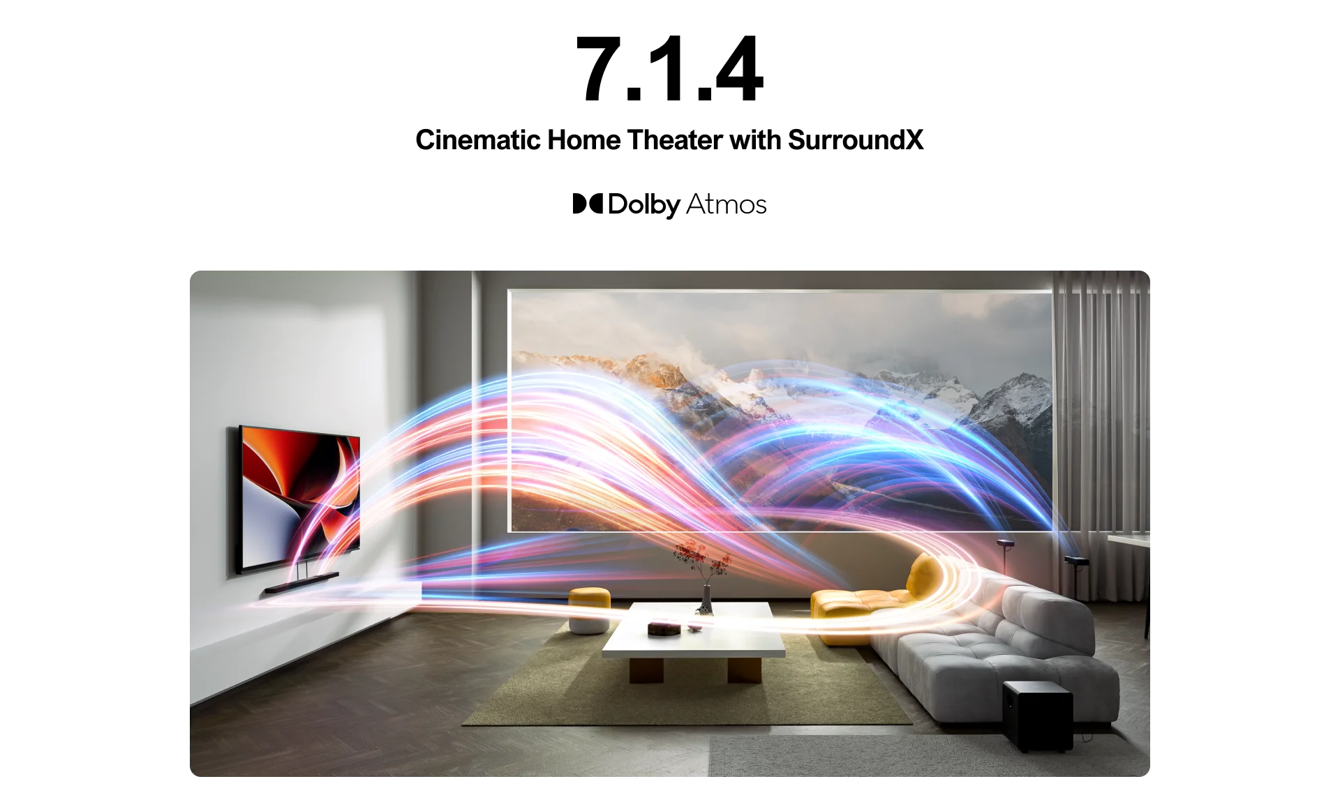 ULTIMEA Nova S90 | 7.1.4 Dolby Atmos Ultra-Slim Soundbar